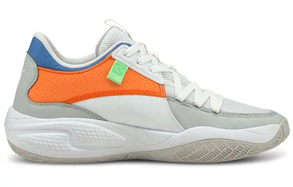 PUMA Court Rider "twofold" Lace Up Sneakers - White