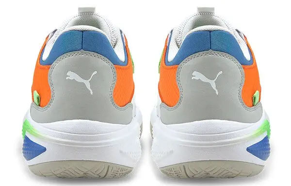 PUMA Court Rider "twofold" Lace Up Sneakers - White