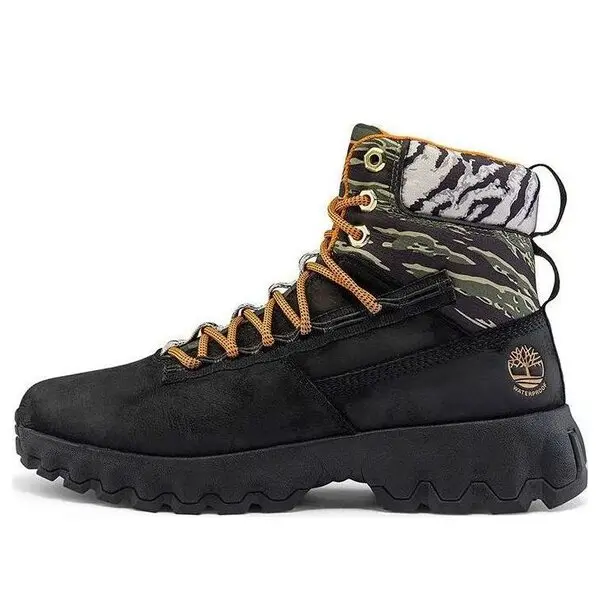 Timberland High Top Lace-up Boots - Black