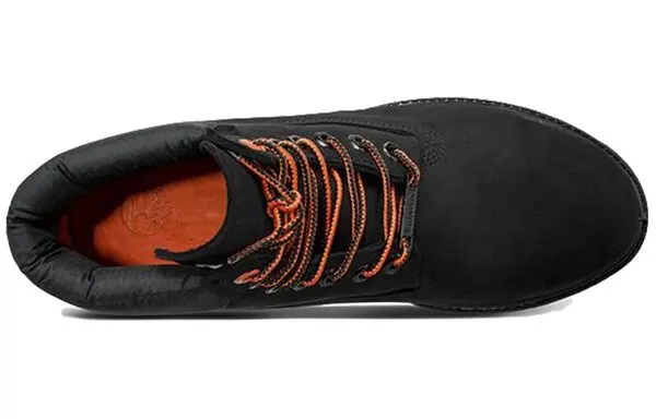 Timberland 6 Inch Premium Wide-fit Boots - Black/orange