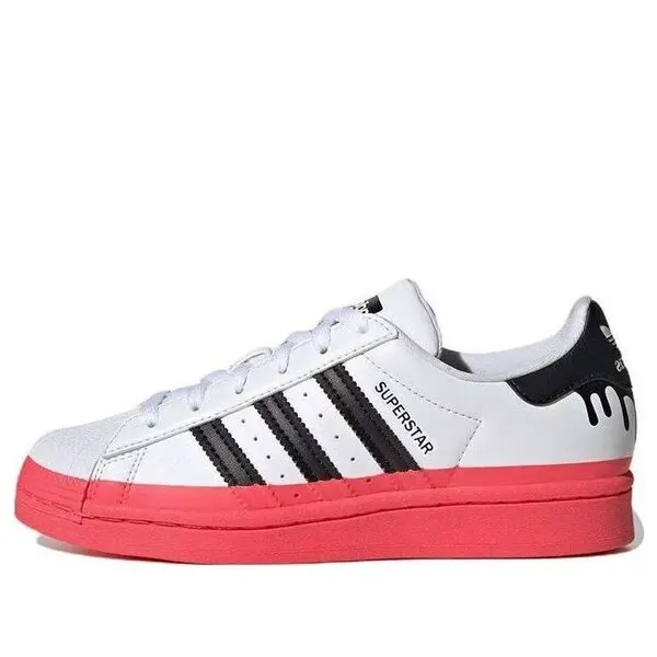 Adidas Originals Superstar "paint Drip White Turbo" Sneakers