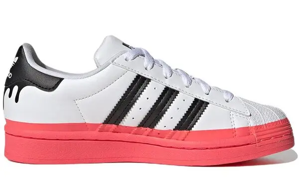 Adidas Originals Superstar "paint Drip White Turbo" Sneakers