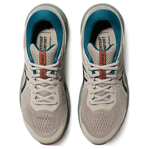 Asics Gel-contend Athletic Sneakers - Beige/black/green