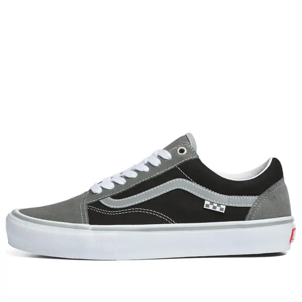 VANS Old Skool Reflective Skate Shoes - Gray/black