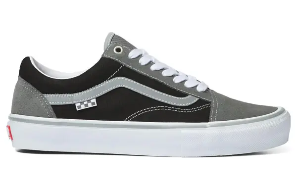 VANS Old Skool Reflective Skate Shoes - Gray/black