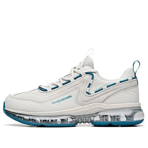 ANTA Athletic Lace-up Sneakers - Grey/white/blue