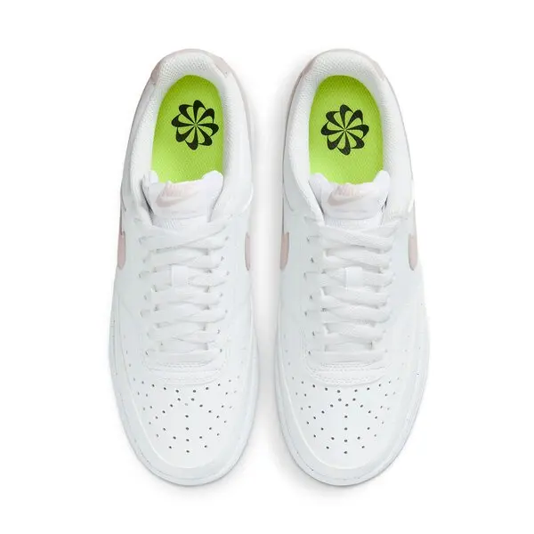 Nike Court Vision Low Next Nature Sneakers - White/pink