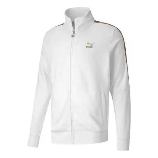 PUMA Tfs Unity Zipper Knit Jacket - White