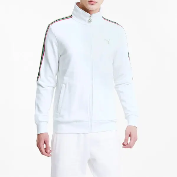 PUMA Tfs Unity Zipper Knit Jacket - White