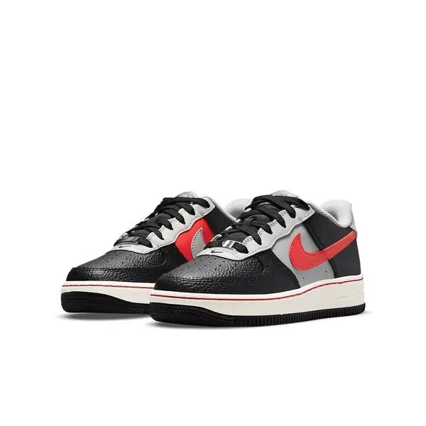 Nike Nba X Air Force 1 '07 Lv8 Emb '75th Anniversary Trail Blazers' Sneakers - Black/grey Fog/sail