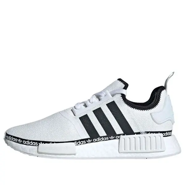 Adidas Nmd_r1 Logo Strip Sneakers - White
