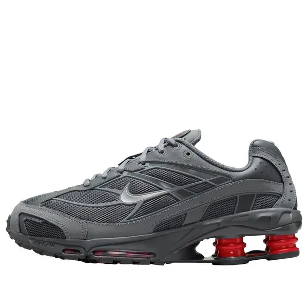 Nike Shox Ride 2 "smoke Grey" Sneakers - Smoke Grey/university Red