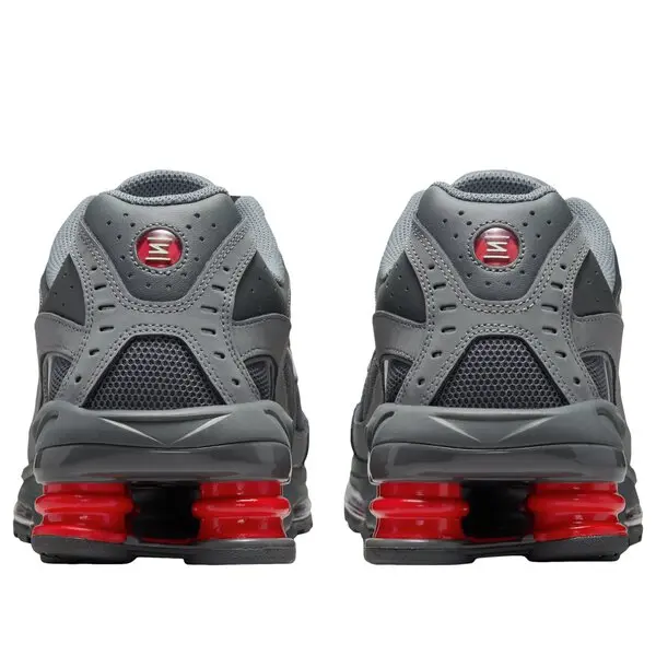 Nike Shox Ride 2 "smoke Grey" Sneakers - Smoke Grey/university Red