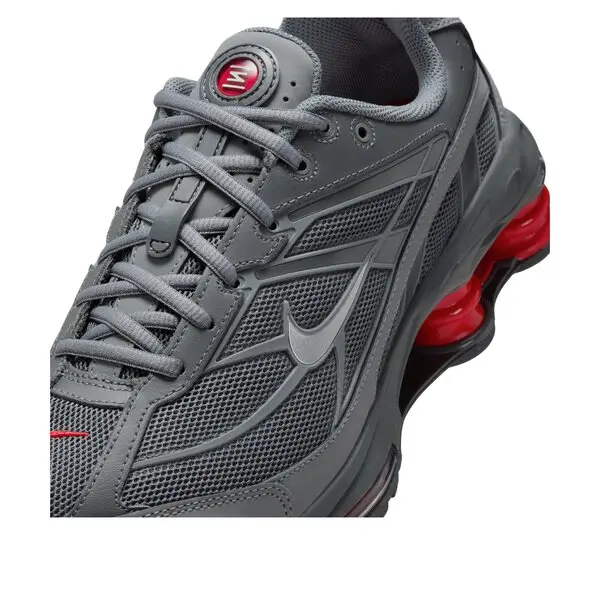 Nike Shox Ride 2 "smoke Grey" Sneakers - Smoke Grey/university Red