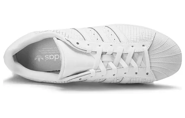Adidas Superstar Scored Leather Sneakers