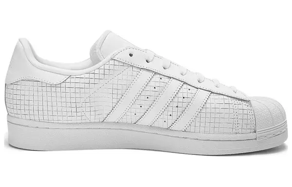 Adidas Superstar Scored Leather Sneakers