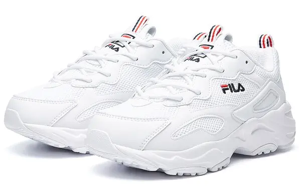 FILA Tracer Series Low Top Sneakers - White
