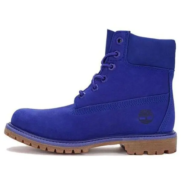 Timberland 50th Anniversary Premium 6-inch Waterproof Boots - Blue/brown