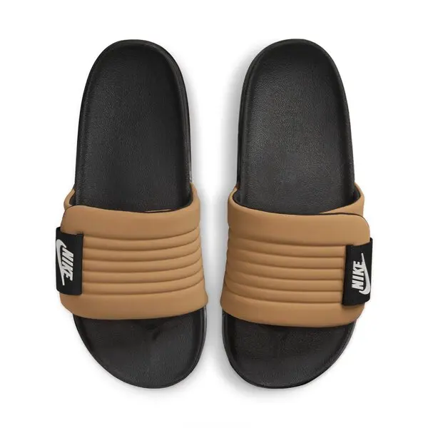 Nike Offcourt Adjust Slides - Flax/black/sail