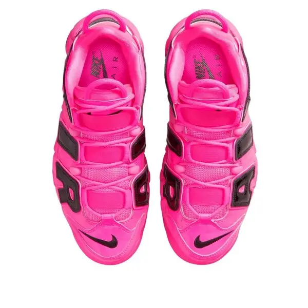 Nike More Uptempo High Top Sneakers - Pink Blast/black
