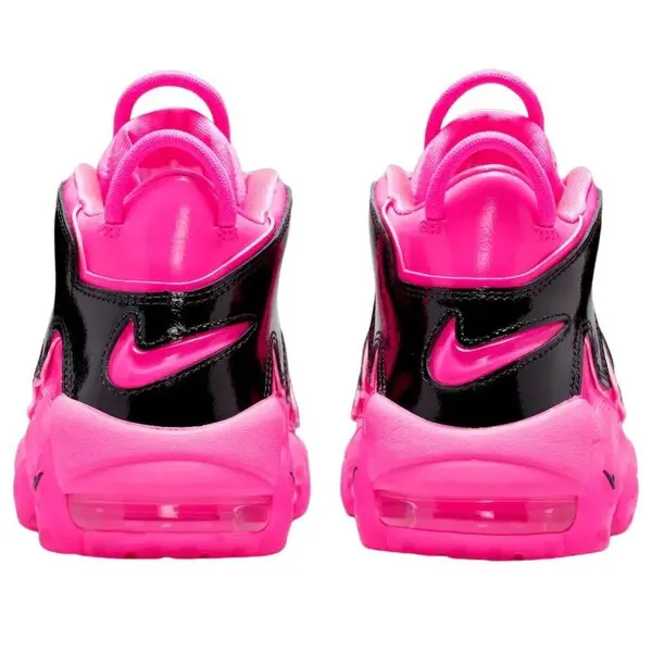 Nike More Uptempo High Top Sneakers - Pink Blast/black