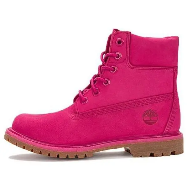 Timberland 50th Anniversary Premium 6 Inch Waterproof Boot - Pink/brown