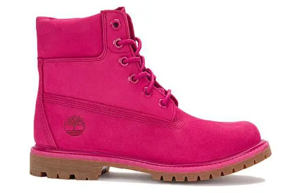 Timberland 50th Anniversary Premium 6 Inch Waterproof Boot - Pink/brown