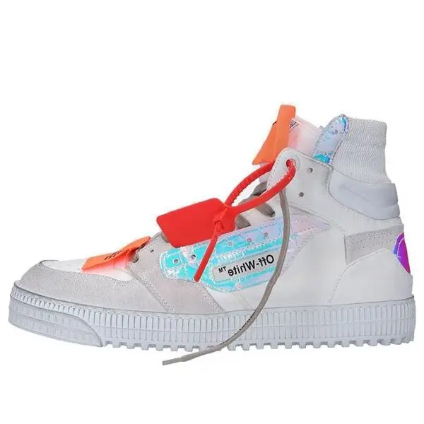 Off-White Off-court " Iridescent" High-top Sneakers - White