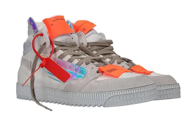 Off-White Off-court " Iridescent" High-top Sneakers - White