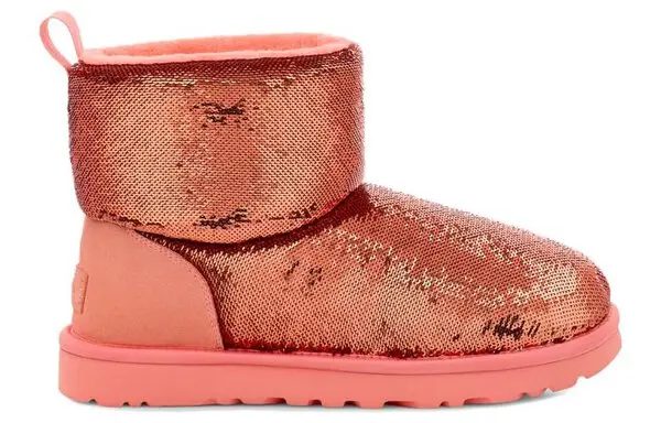 UGG Classic Mini Mirror Ball Boots - Pink