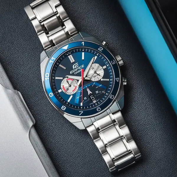 Casio Edifice Stainless Steel Water Resistant Analog Watch