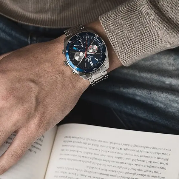 Casio Edifice Stainless Steel Water Resistant Analog Watch