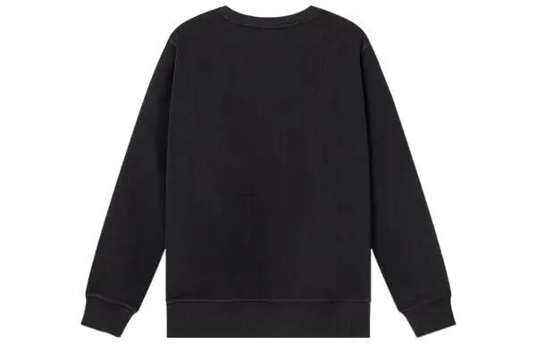 NEW BALANCE Stacked Logo Crew Sweatshirt - Black/white