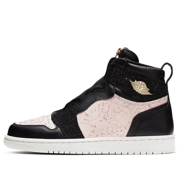 JORDAN Air 1 High Zip Sneakers - Red