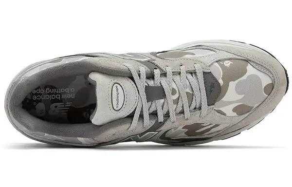 NEW BALANCE Bape X 2002r 'apes Together Strong Grey Camo' Sneakers - Gray/silver