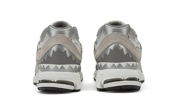 NEW BALANCE Bape X 2002r 'apes Together Strong Grey Camo' Sneakers - Gray/silver
