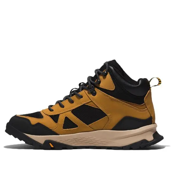 Timberland Lincoln Peak Waterproof Mid Calf Hiking Boots - Yellow/black