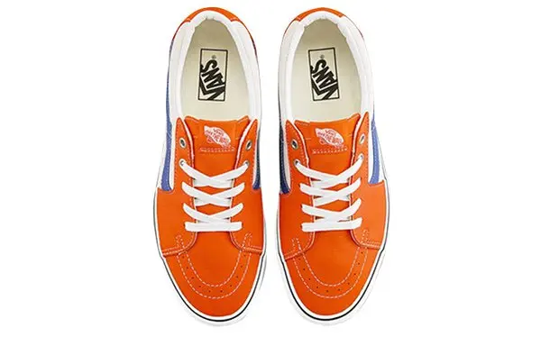 VANS Sk8-low Sneakers - Orange/white