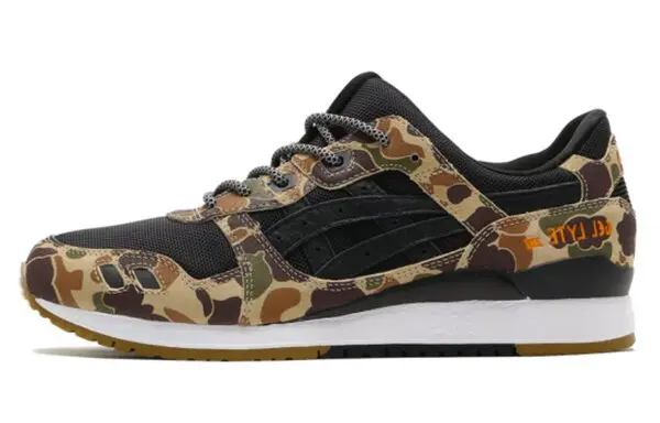 Asics X Atmos Gel-lyte 3 "duck Camo" Lace-up Sneakers - Black