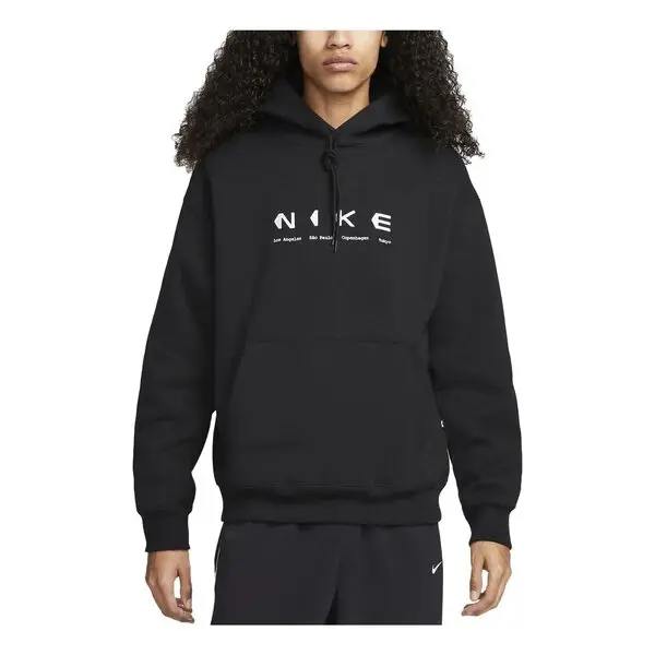 Nike Fleece Pullover Skate Hoodie - Black