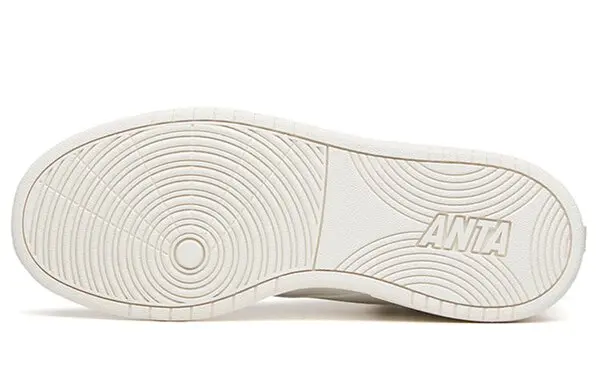 ANTA Skateboarding Series High-top Sneakers - Ivory
