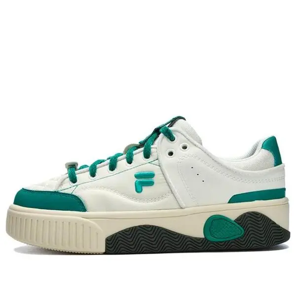 FILA FUSION Stack Low Top Sneakers - White/green