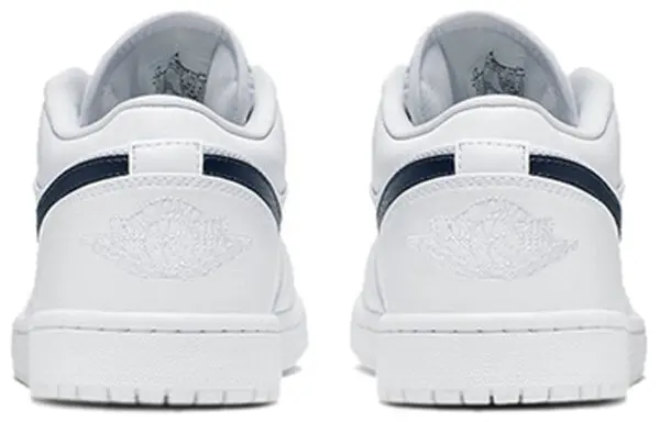 JORDAN 1 Low "white Obsidian" Sneakers - White/obsidian