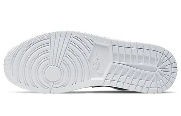 JORDAN 1 Low "white Obsidian" Sneakers - White/obsidian