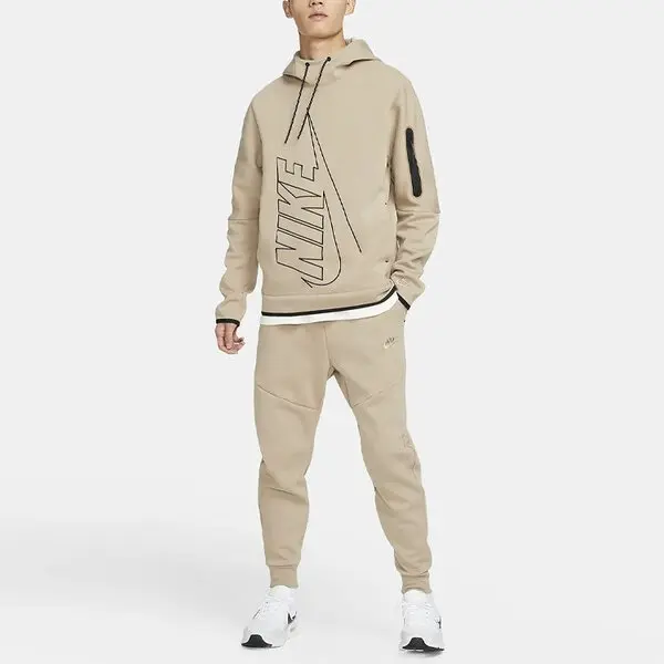 Nike Tech Fleece Graphic Joggers - Khaki