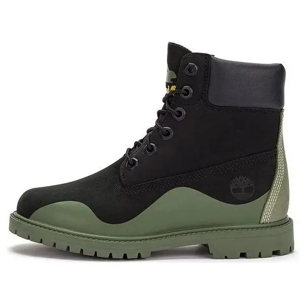 Timberland Heritage 6-inch Lace-up Boots - Black/green