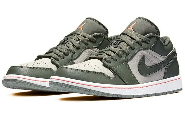 JORDAN 1 Low "military " Sneakers - Green