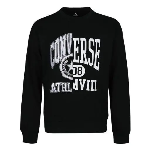 CONVERSE Alphabet Logo Round Neck Pullover