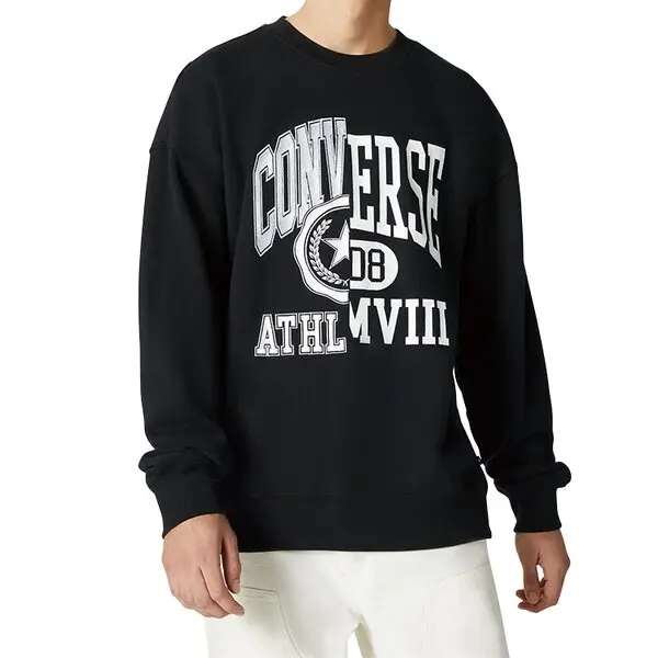 CONVERSE Alphabet Logo Round Neck Pullover
