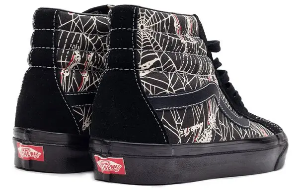 VANS Sk8-hi 38 Dx Anaheim Factory Og Black Spider Web - Black/white/red